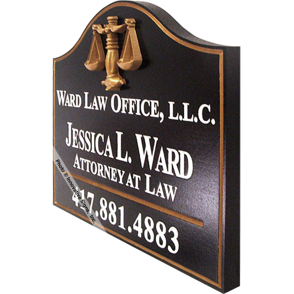 Law Office Sign - Stillpass Style A10143 HDU - Law Office Signs